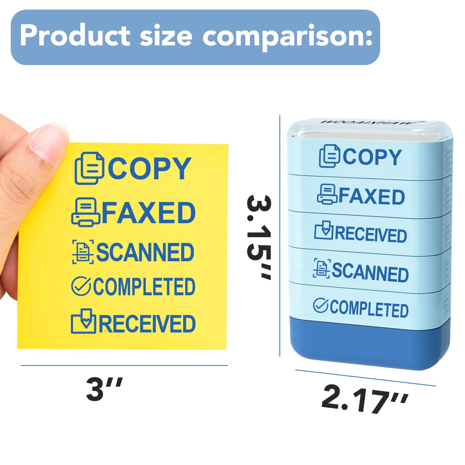 Snapklik.com : Building Blocks Office Stamps 5-Layer Stacked Office ...
