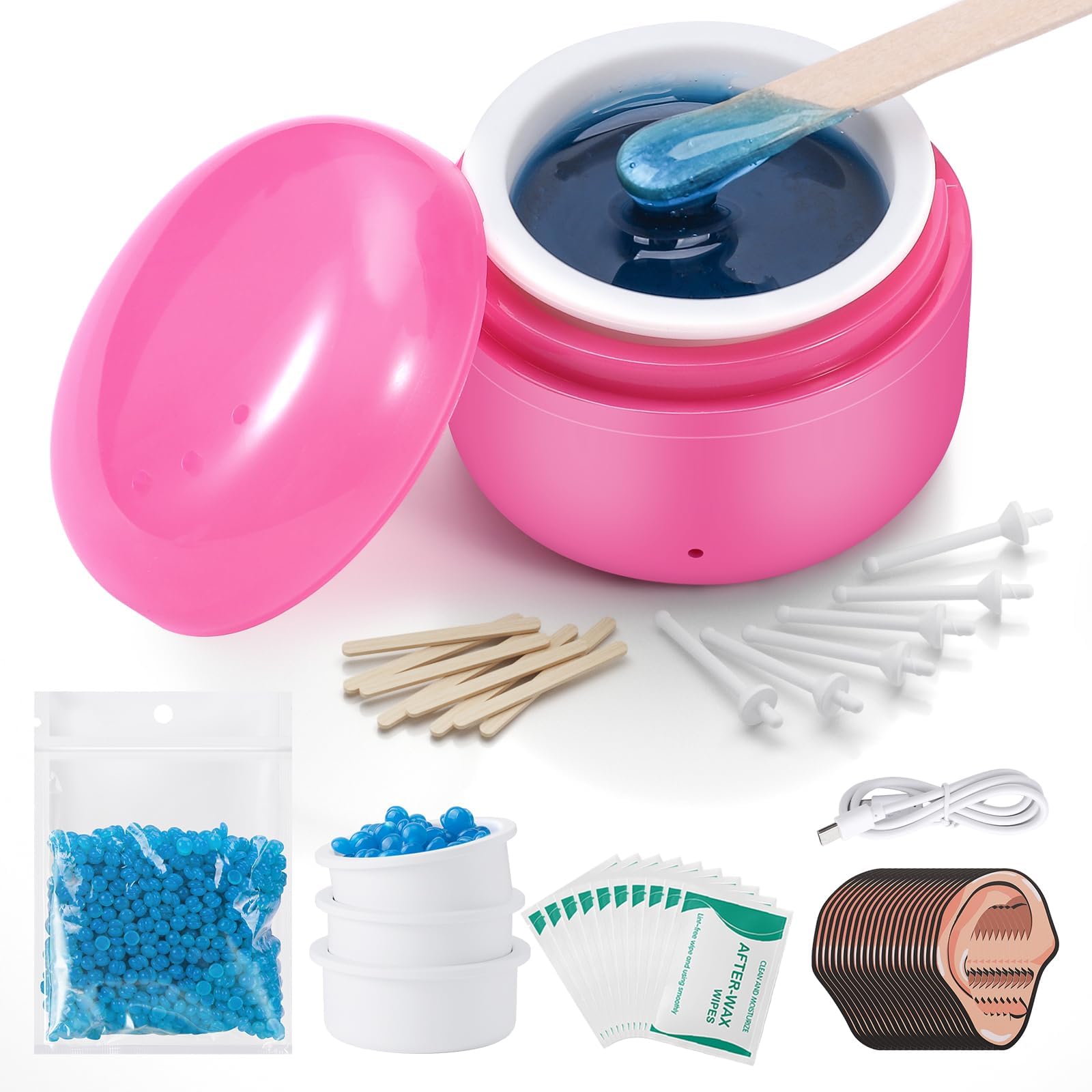 Amazon.com : Nose Wax Kit - Portable Wax Warmer for Hair Removal with ...