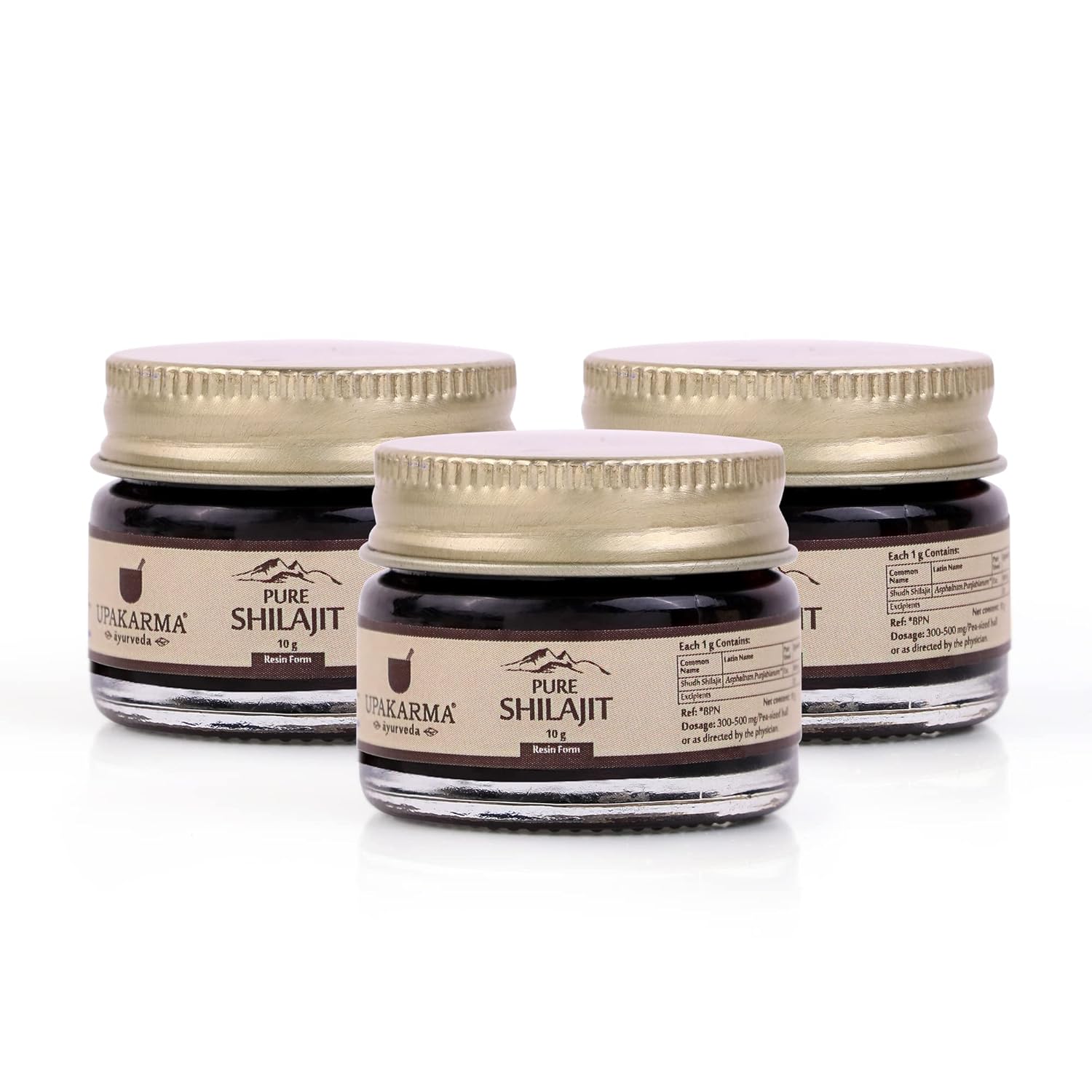 UPAKARMA Shilajit Resin 10g Pack of 3 | Boost Performance, Power ...