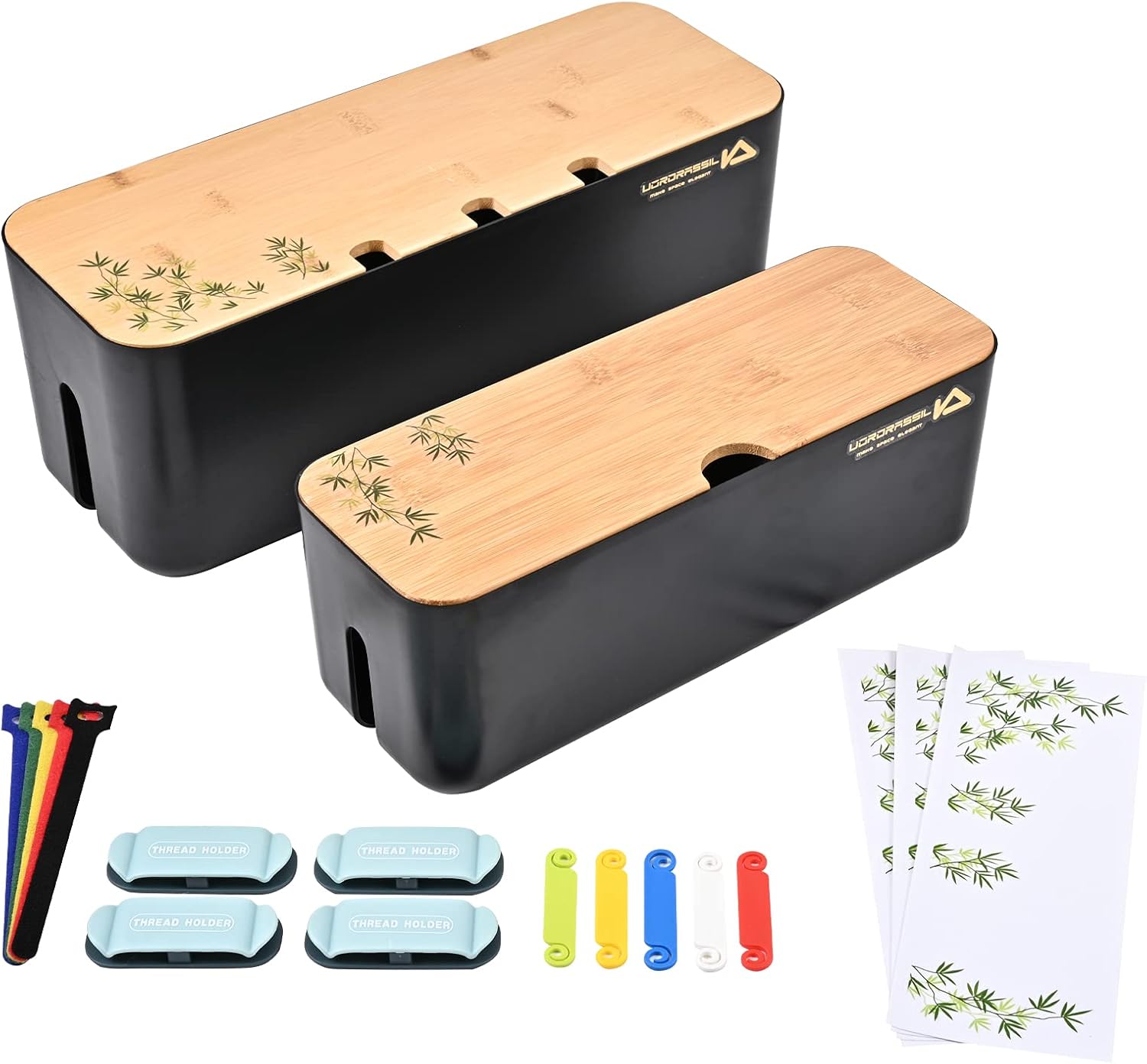 VORDRASSIL Cable Management Box Organizer for Cords, Computer USB-Hub ...