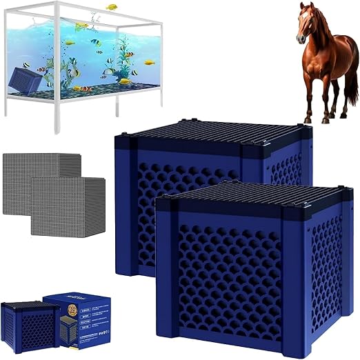 Amazon.com: 2pcs Cubic Water Trough Filter for Honeycomb Charcoal ...
