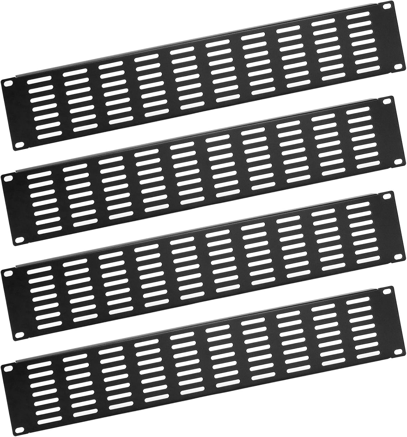 Amazon.com: QWORK Metal Vented Blank Panel for 19-Inch Server Rack or ...