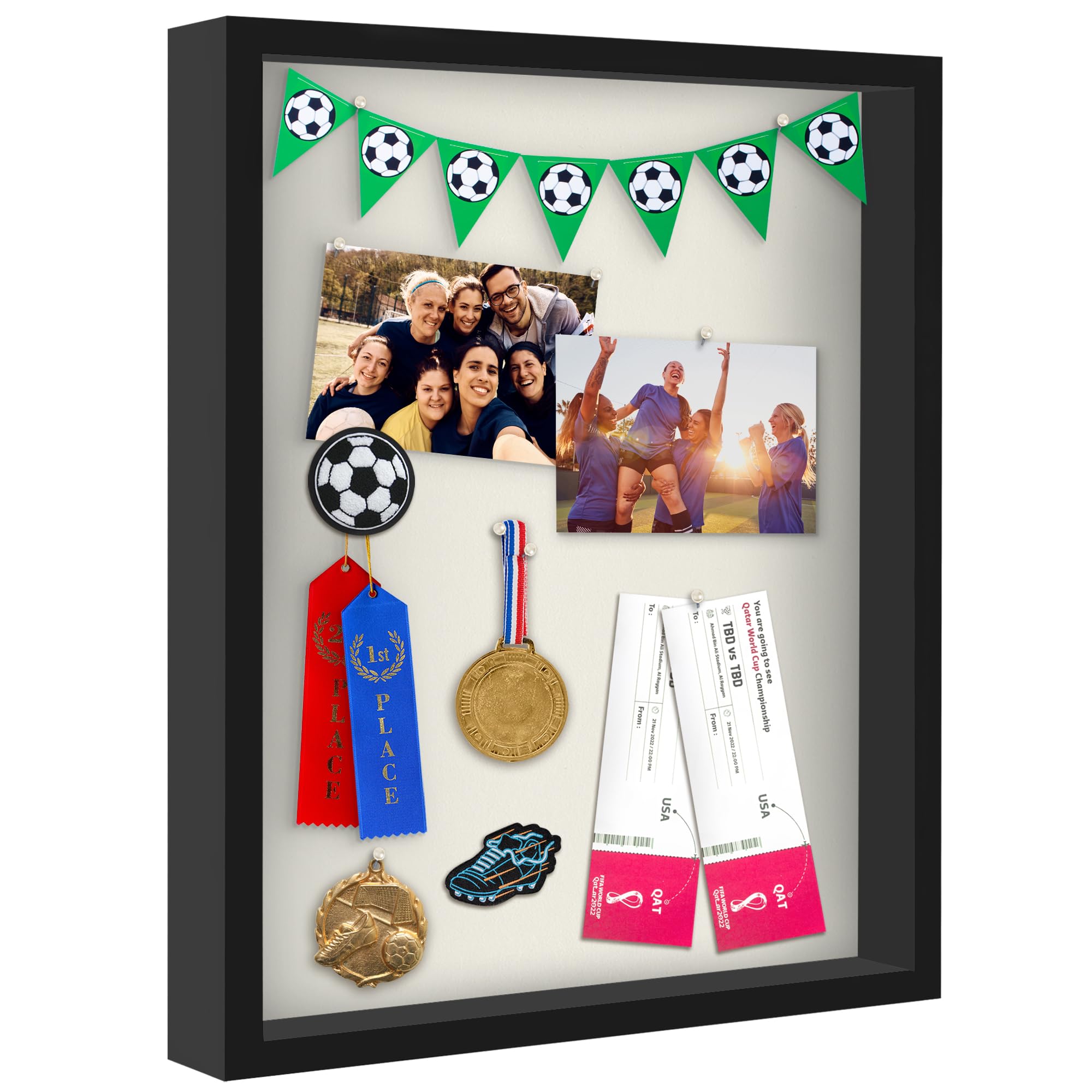 Snapklik.com : Americanflat 16x20 Shadow Box Frame In Black