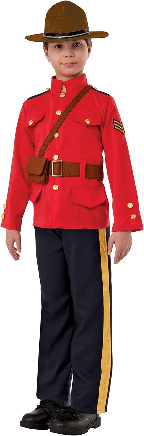 Amazon.com: Rubies Child's Forum Mountie Costume, Small : Clothing ...