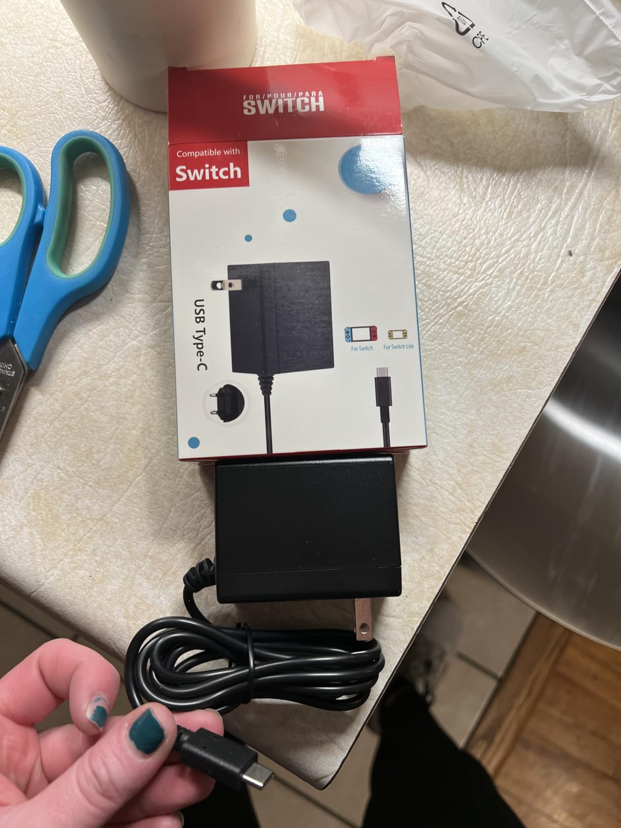 Amazon.com: Charger for Nintendo Switch with 5FT Charging Cable, AC ...