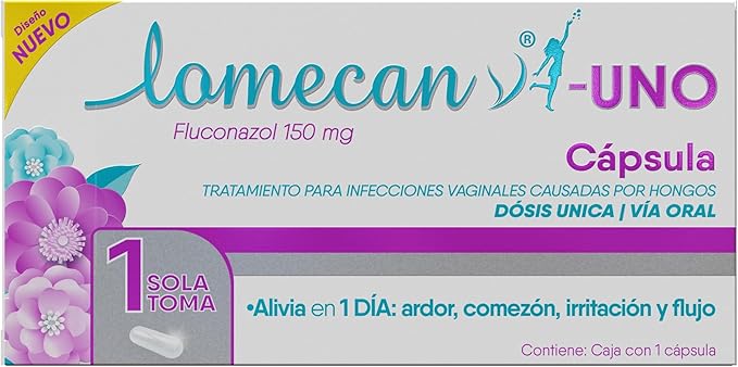 Lomecan V-UNO 1 Cápsula 150MG : Amazon.com.mx: Salud y Cuidado Personal