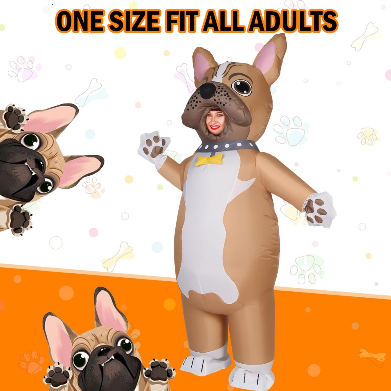 Snapklik.com : Adult Inflatable Costume Full Body Dog Costume For Adult ...