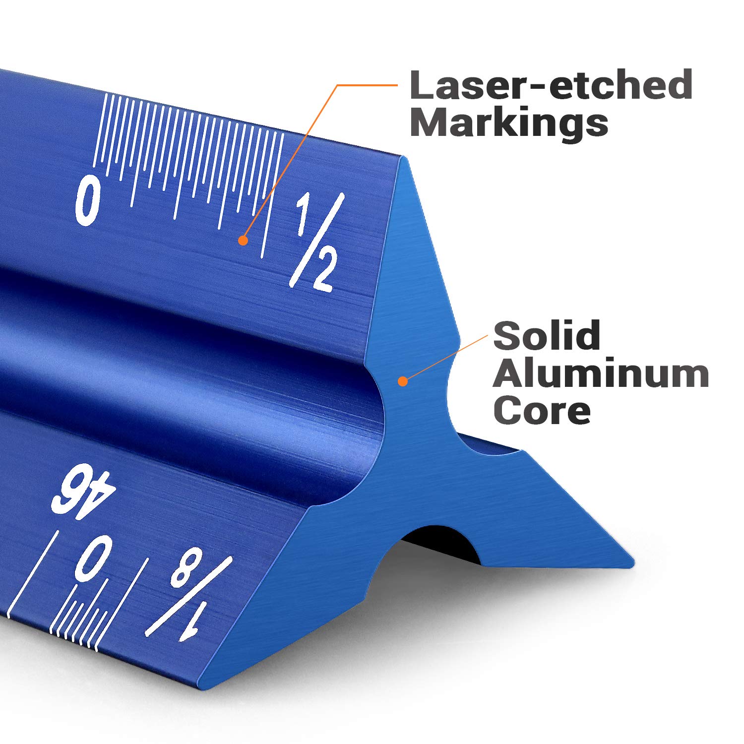 Snapklik.com : 12" Architectural Scale Ruler Aluminum Architect Scale ...