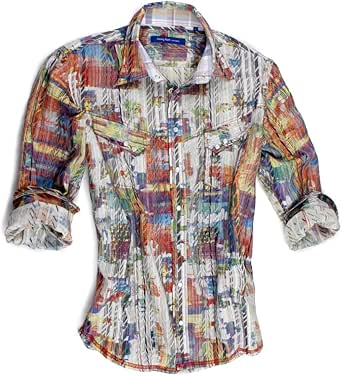 Amazon.com: Georg Roth Los Angeles Men's 60063-001 Long Sleeve Shirt ...