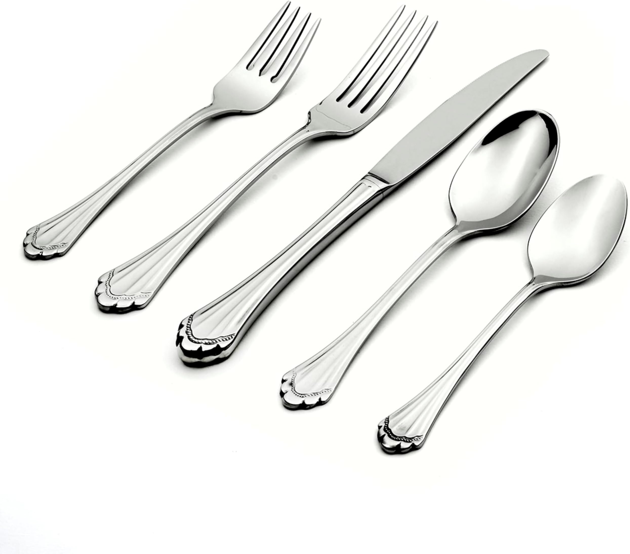 Amazon.com | Oneida Dover 5pc Place Setting Set, Oneida Stainless Steel ...
