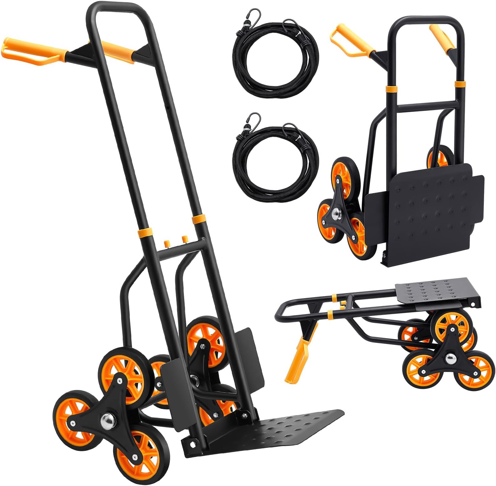 Stair Climbing Cart and Dolly,Heavy Duty Hand Truck 440 Lbs Capacity ...