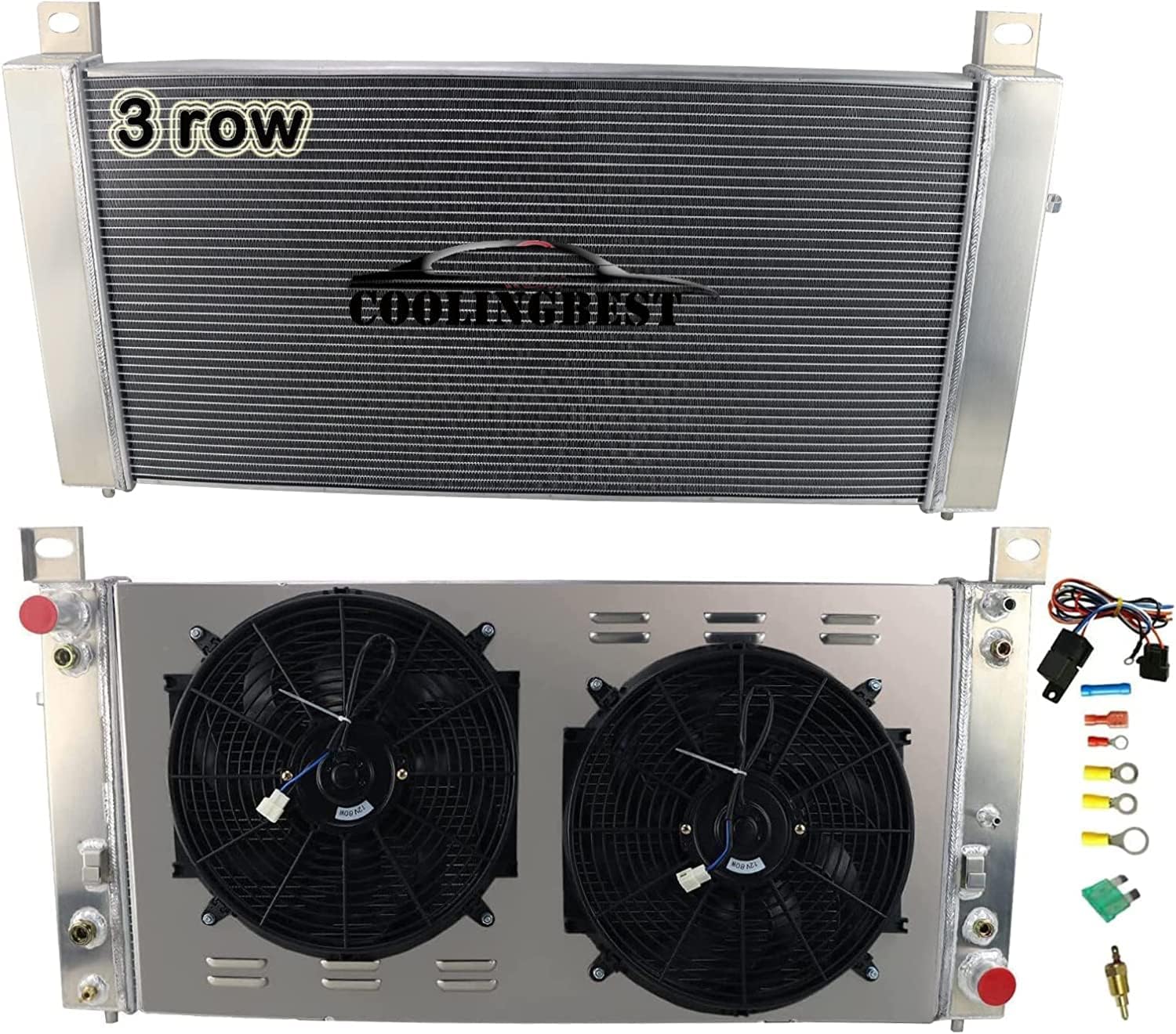 Amazon.com: 34 Inch Aluminum Radiator for Chevy Avalanche Tahoe ...