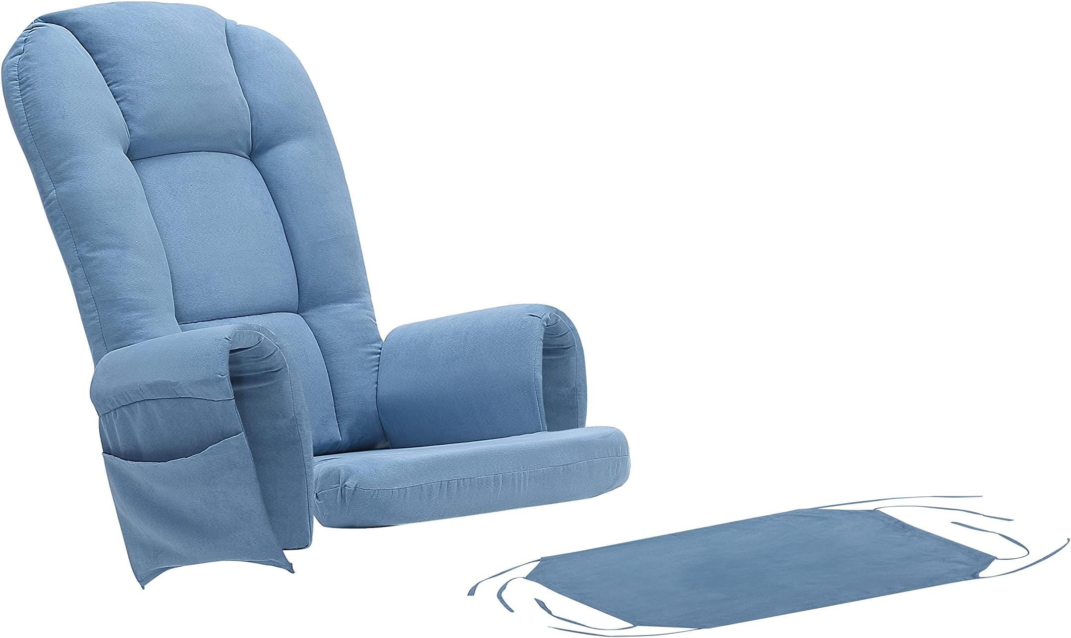 Amazon.com: Lucky Monet 5Pcs Glider Rocker Replacement Cushions ...