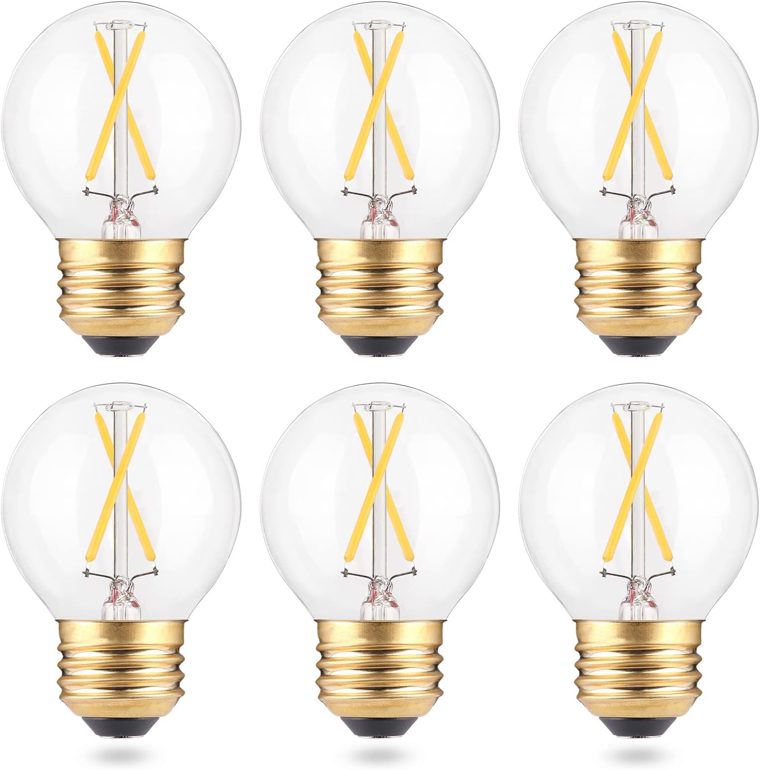 Amazon.com: AIELIT LED 2W (25 Watt Equivalent) Light Bulbs, Bright ...