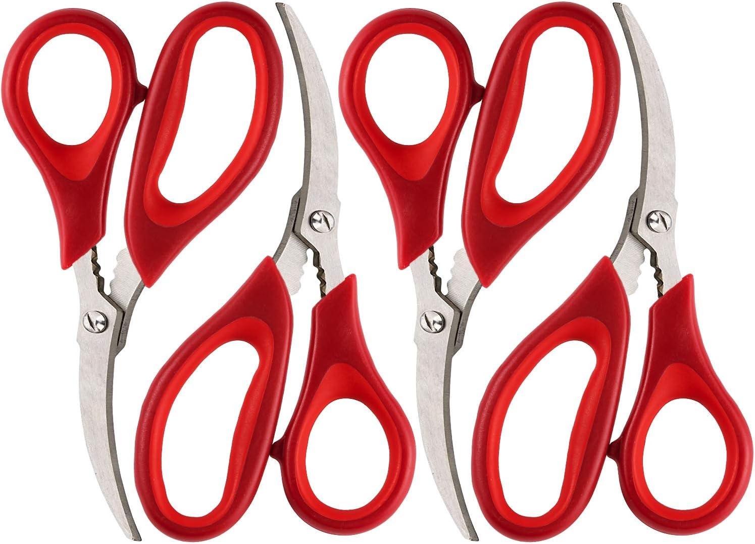 Amazon.com: STRAYJO 8Pcs Seafood Scissors,Crab Scissors,Stainless Steel ...