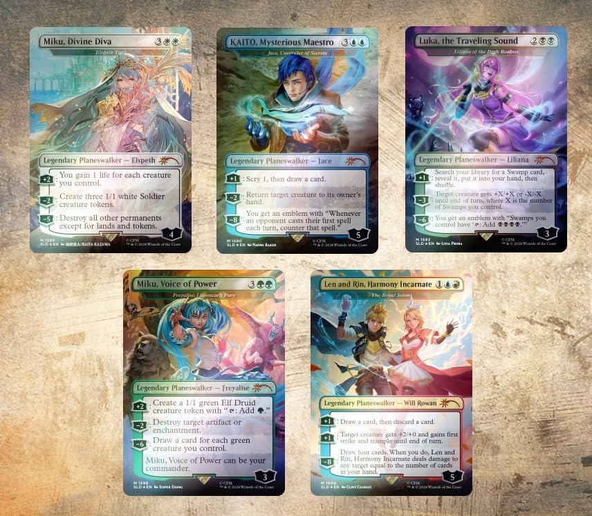 Amazon.com: MTG Secret Lair: Secret Lair x Hatsune Miku: Electric Entourage EN (English, Foil ...