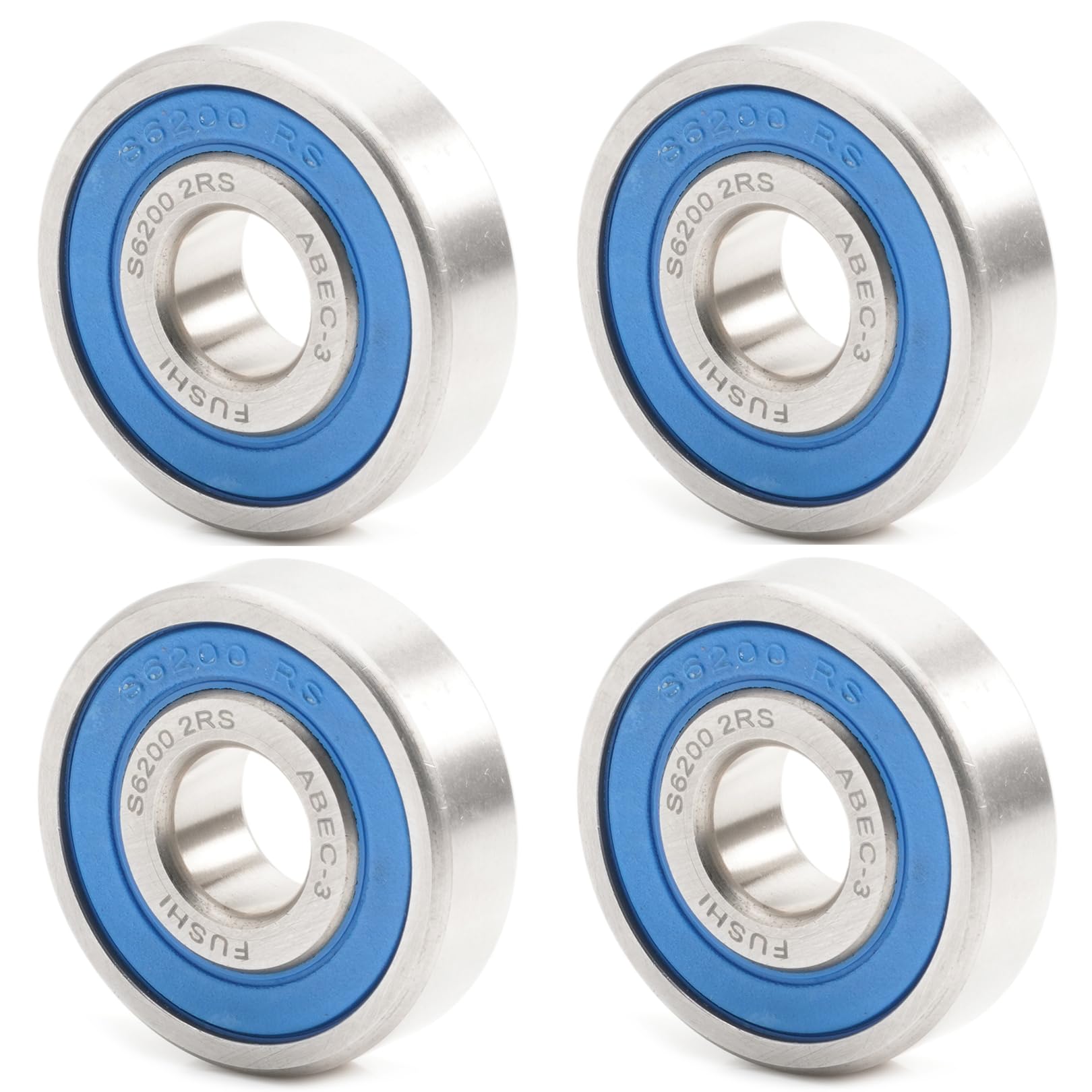 Snapklik.com : S6200RS Bearing 10x30x9mm 440C Stainless Steel S6200-2RS ...