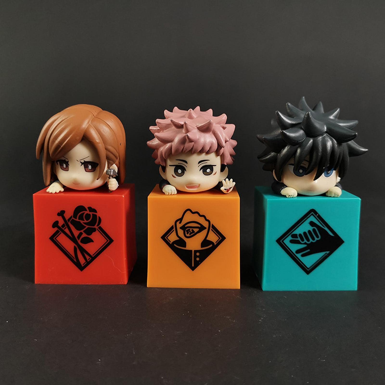 Houyi 3pcs Set Jujutsu Kaisen Itadori Yuji Fushiguro Megumi Kugisaki ...