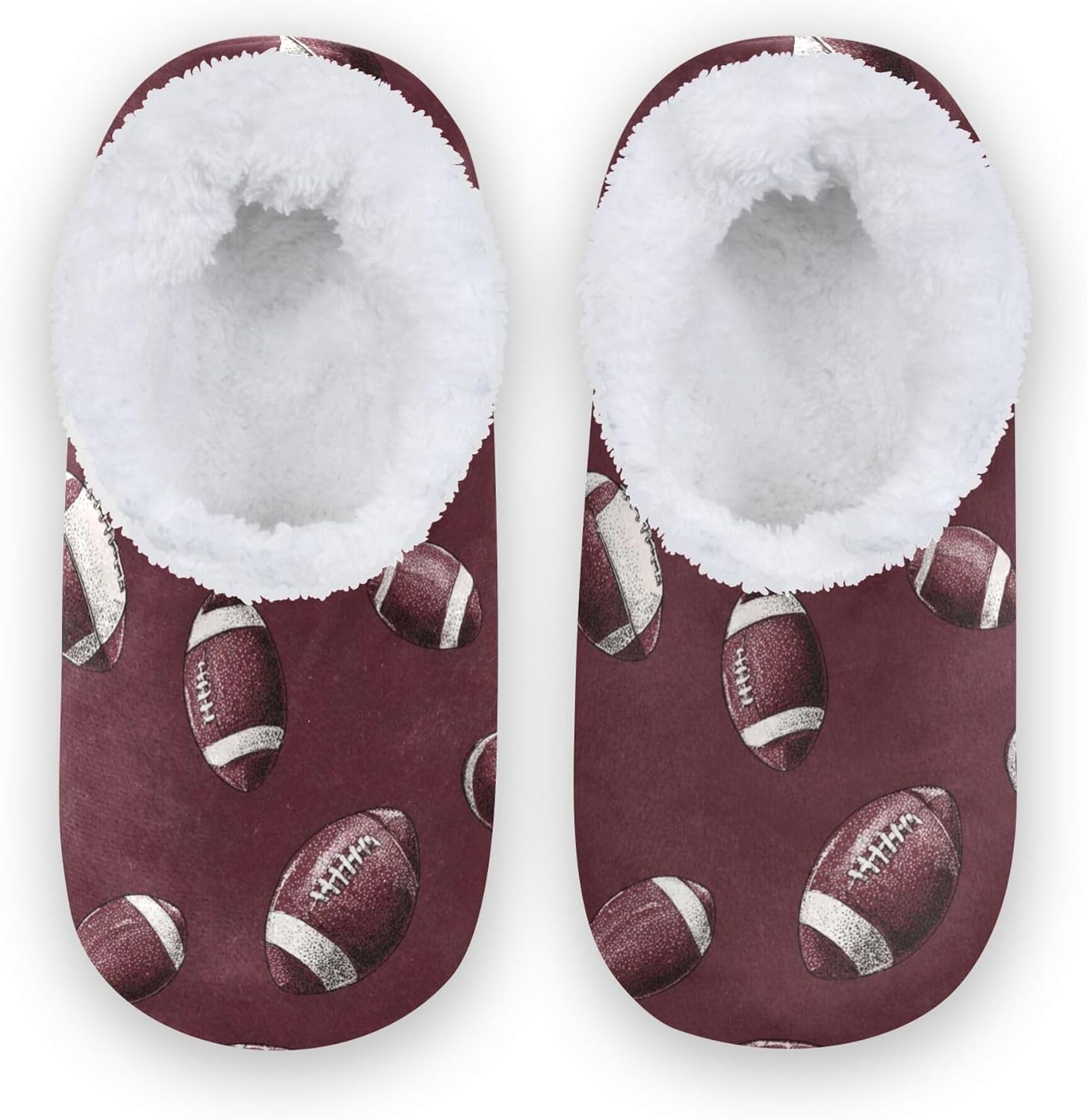 Amazon.com: Fisyme American Football Sports Kids Slippers Boys Girls ...