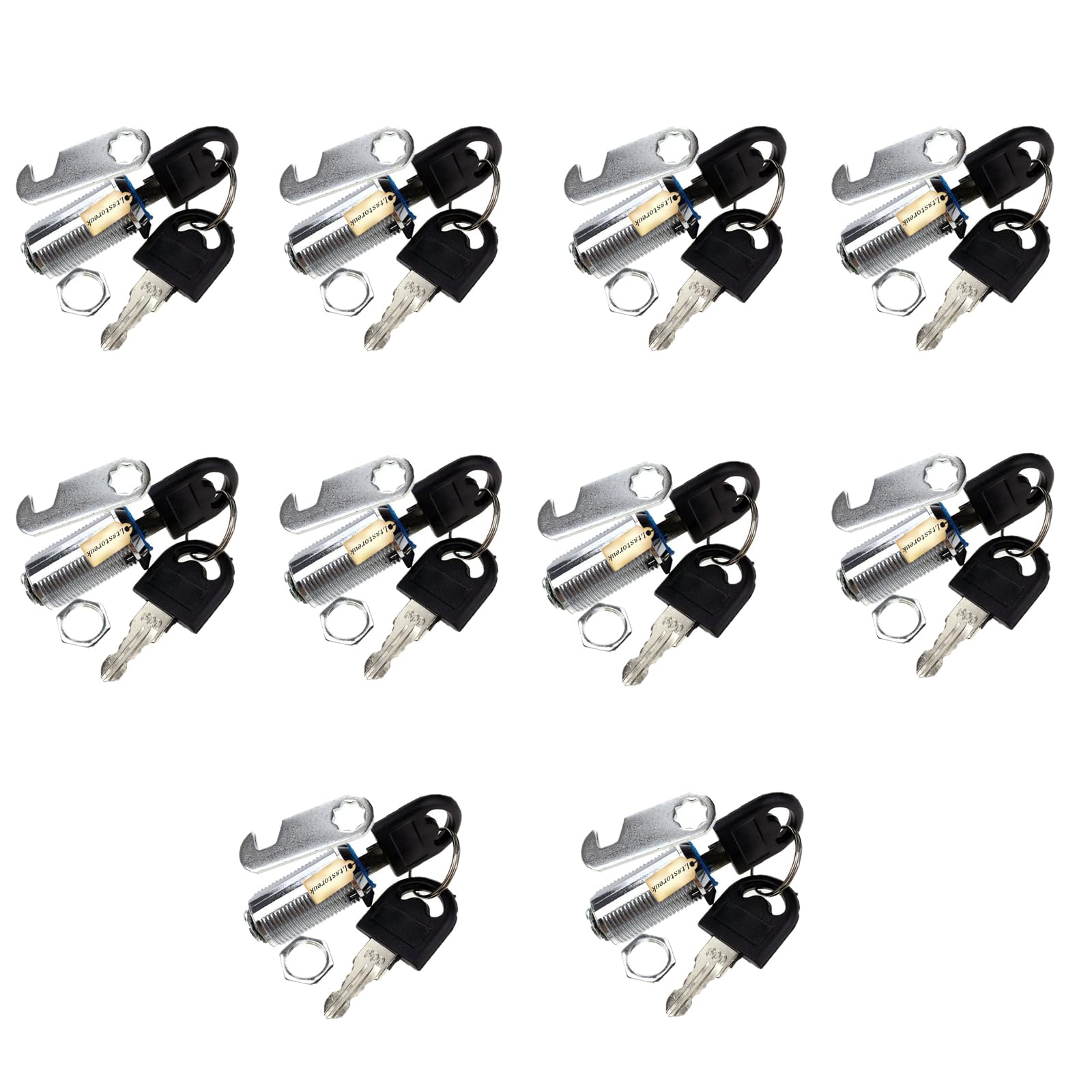 Lsgoodcare 10Pack Security Mailbox Lock Cabinet Drawer Cupboard Cam ...