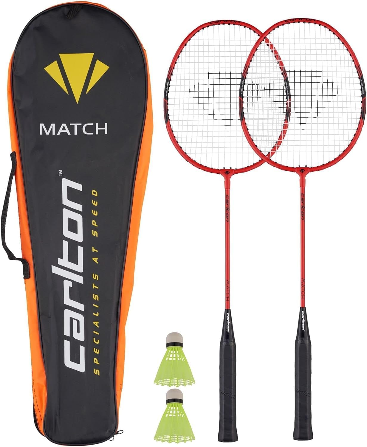 Carlton/Dunlop Tournament Deluxe 2 Player Badminton Set inc 2 Shuttles ...