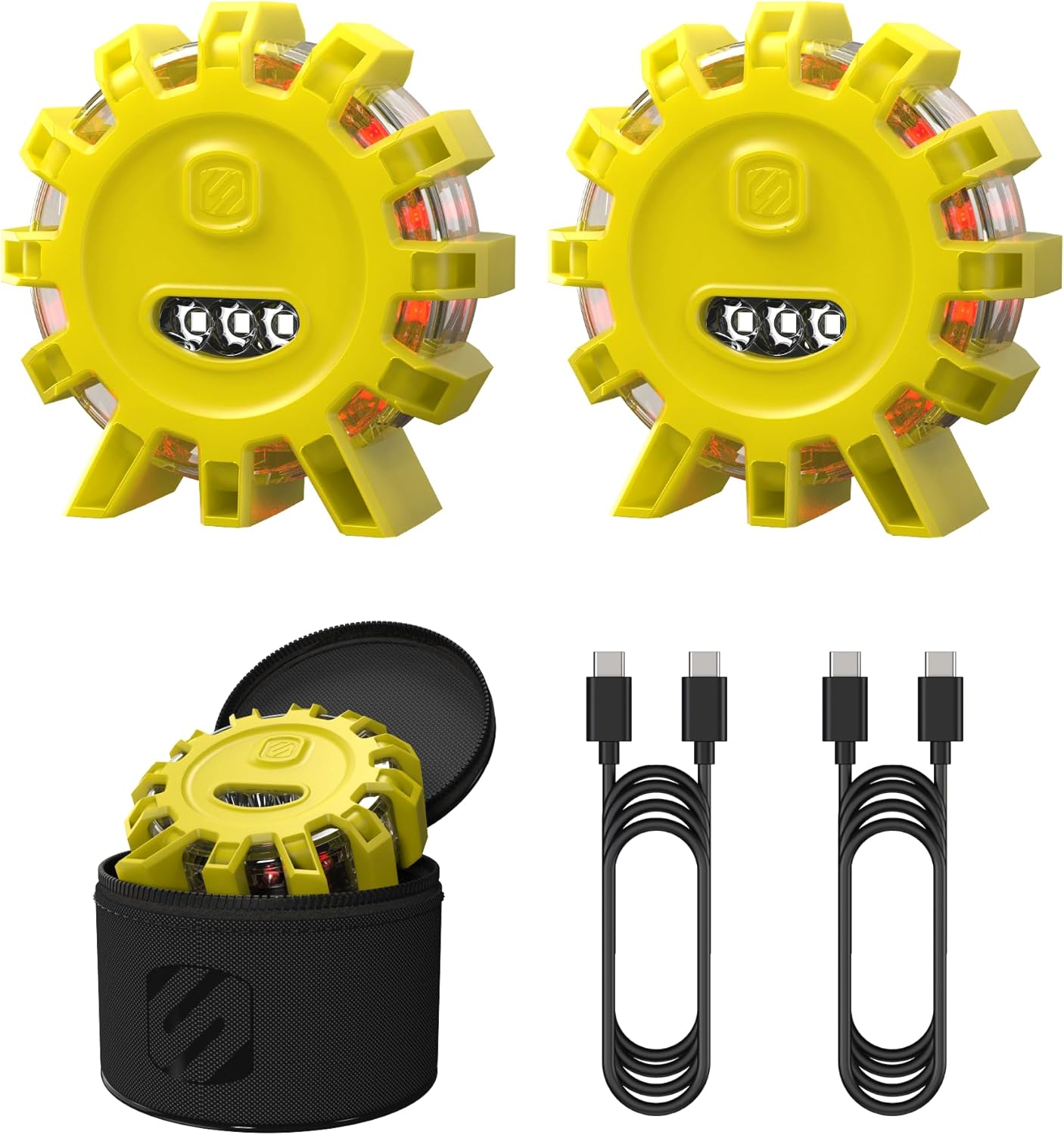 Amazon.com: Scosche ScoFlare LED Road Flares, Emergency Roadside Kit ...