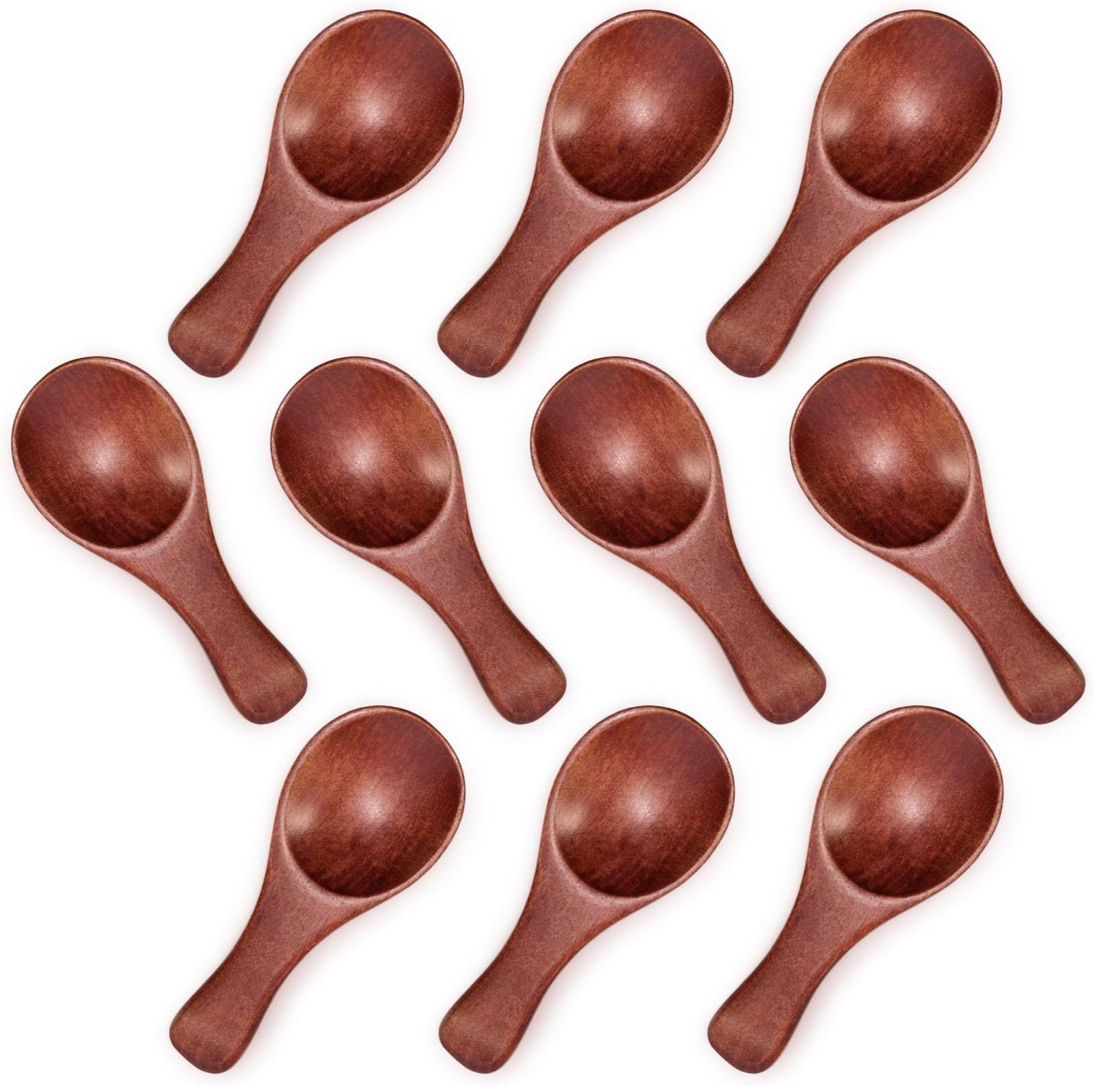 Amazon.com: Patelai 12 Pcs 5 Inch Small Wooden Spoons for Honey Mini ...