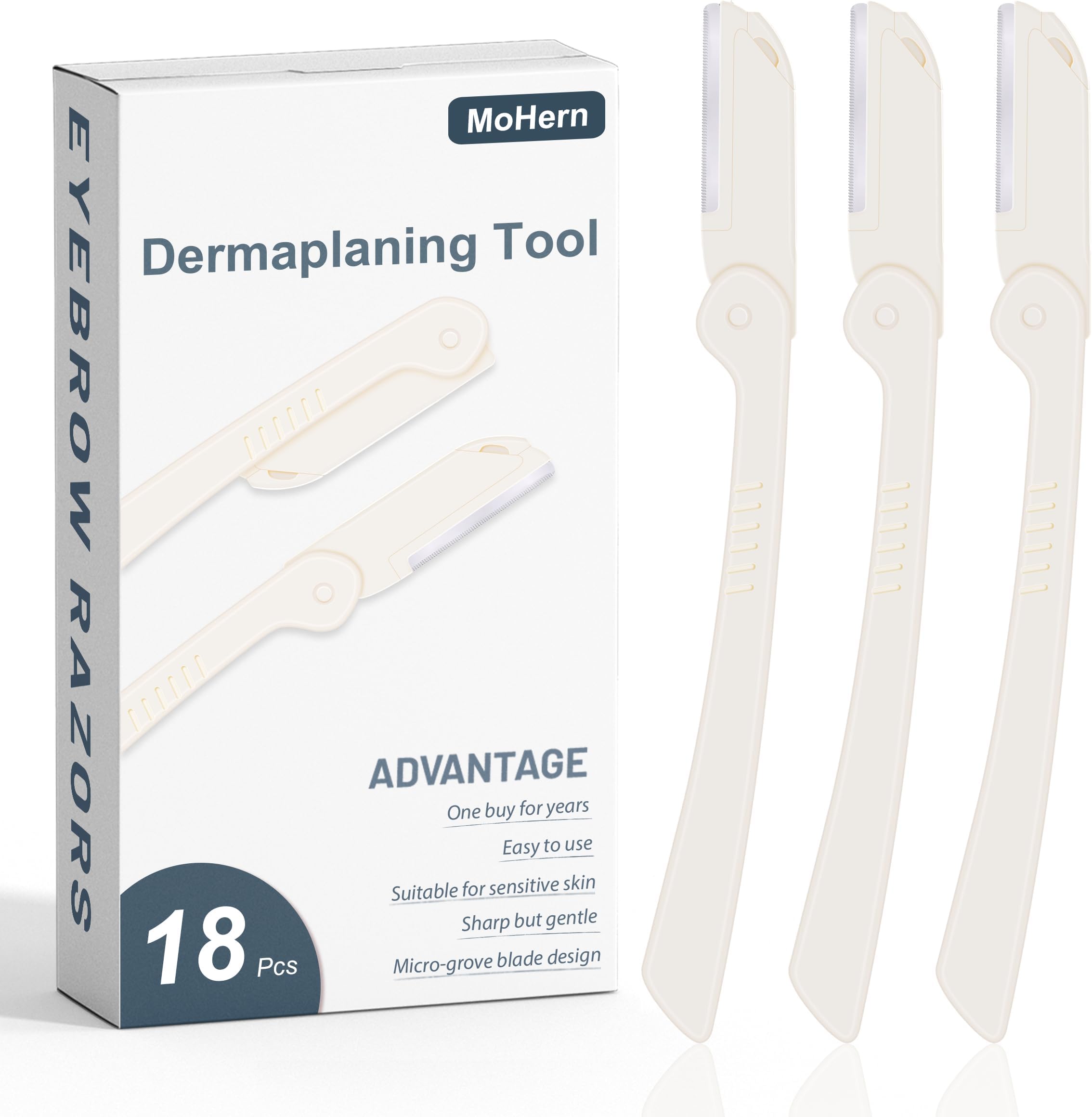 Amazon.com: Dermaplane Razor For Women, 18Pcs Dermaplaning Tool for ...