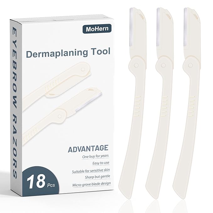 Amazon.com: Dermaplane Razor For Women, 18Pcs Dermaplaning Tool for ...