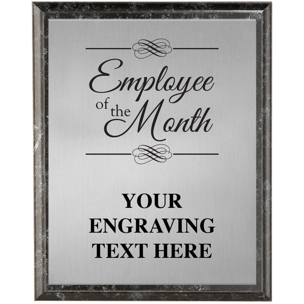 Amazon.com: Corporate Plaques - 5 x 7 Employee Of The Month Etched ...