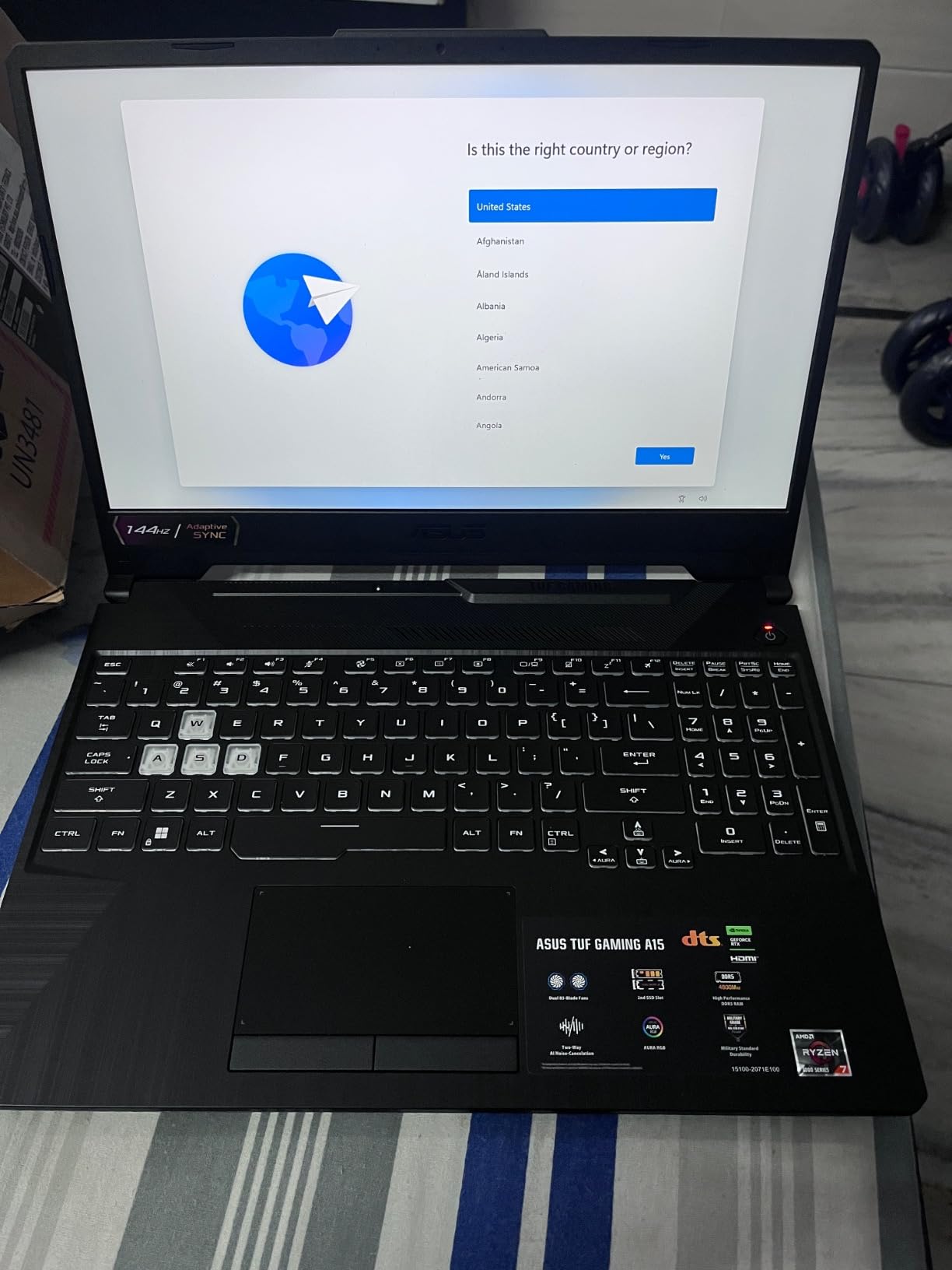 ASUS TUF Gaming A15, 15.6" FHD (1920 x 1080) 16:9, AMD Ryzen 7 7435HS ...