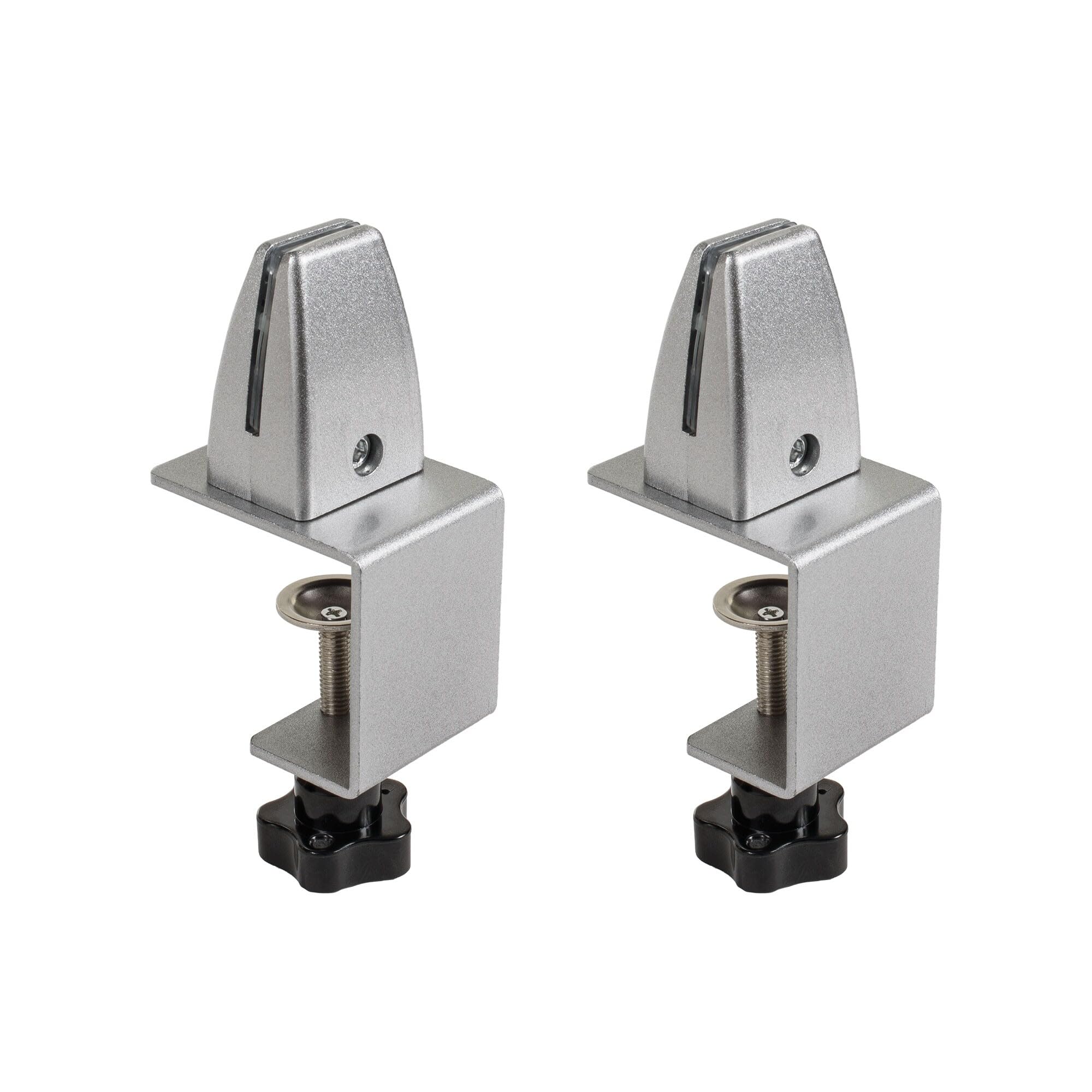 Buy Aluminum Adjustable Desk Partition Clamp for 1/8" to 1" Thick ...