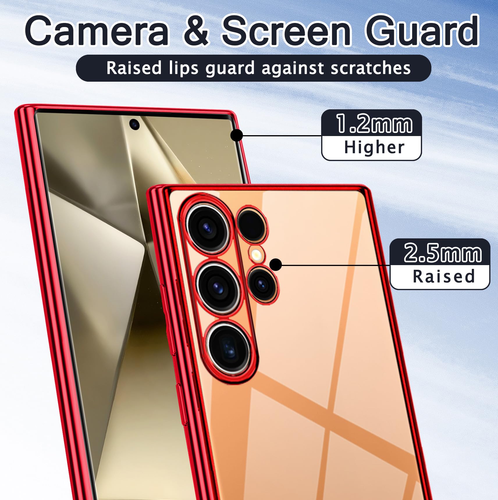 Snapklik.com : Guuboly For Samsung Galaxy S24 Ultra Case Crystal Clear