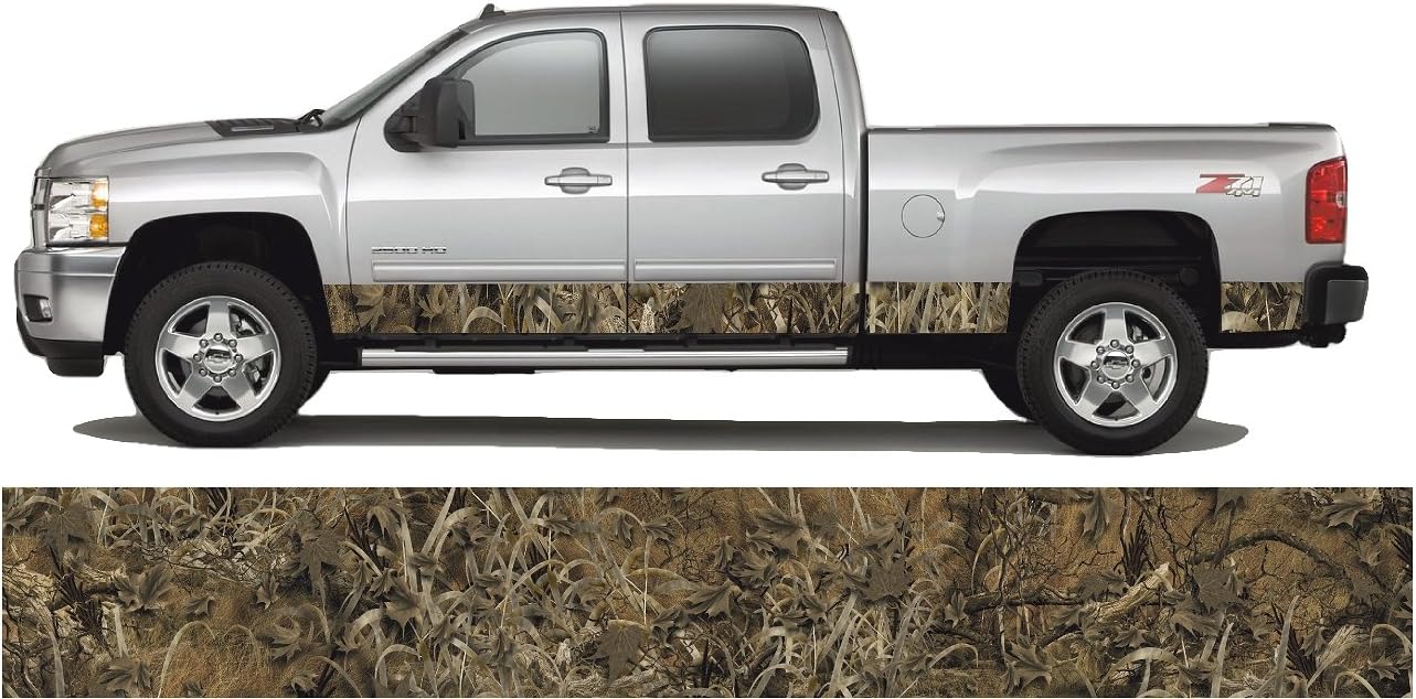 Amazon.com: Grass Camo Cast 10yr 12" x 25' Rocker Panel Decal Vinyl ...