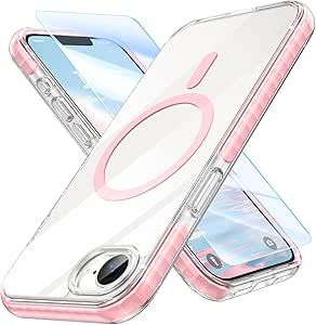 Amazon.com: MATEPROX Magnetic Clear Compatible with iPhone 16e Case 6.1" [2025][Compatible with ...