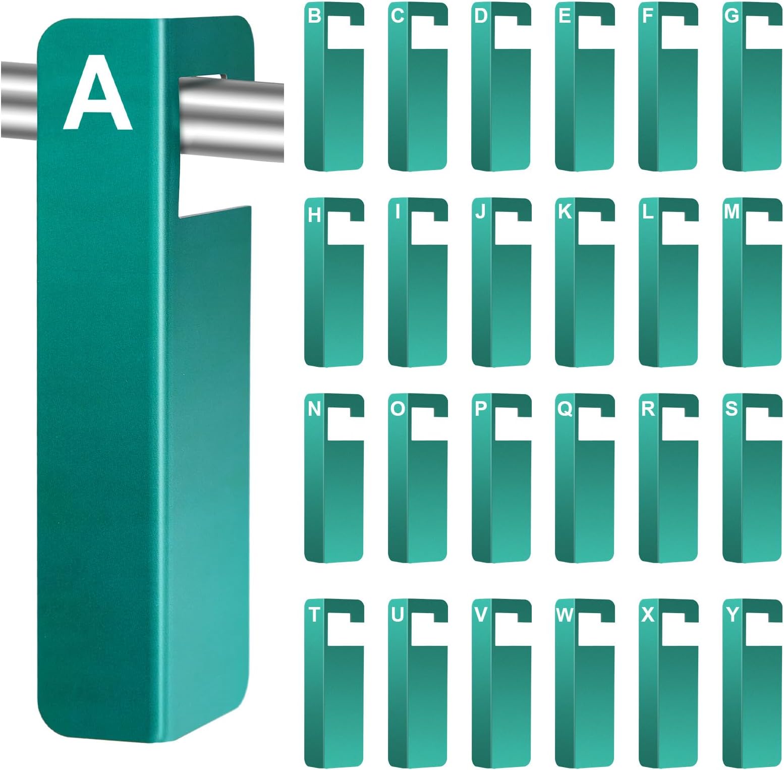 Amazon.com : Sayglossy 25 Pcs Hanging Indexing Tab Dividers with ...