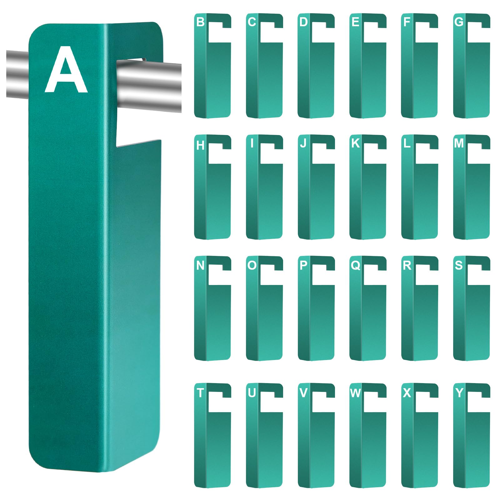 Amazon.com : Sayglossy 25 Pcs Hanging Indexing Tab Dividers with ...