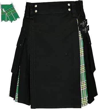 MajesticUK Utility Hybrid Kilts for Men Traditional Wedding Tartan kilt 100% Cotton Jeans - Free ...