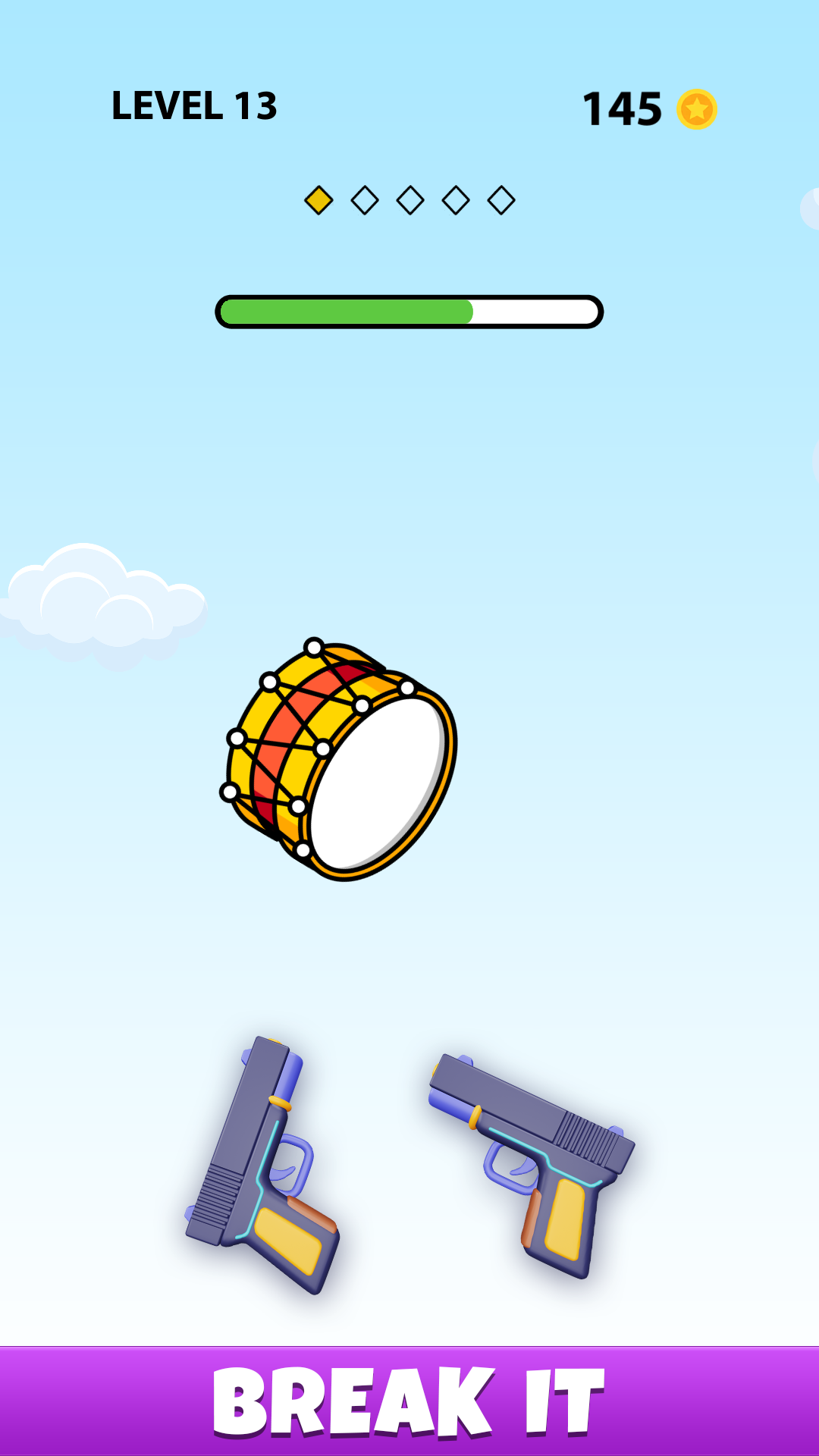 Double Shoot Toy Guns Game – Shoot the Target to Break It With Double ...