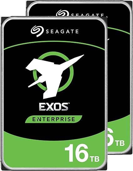 Amazon.com: Seagate Exos X16 32TB (16TB x 2 Packs) Enterprise 3.5" Form ...