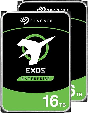Amazon.com: Seagate Exos X16 32TB (16TB x 2 Packs) Enterprise 3.5" Form ...