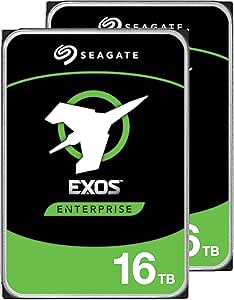 Amazon.com: Seagate Exos X16 32TB (16TB x 2 Packs) Enterprise 3.5" Form ...