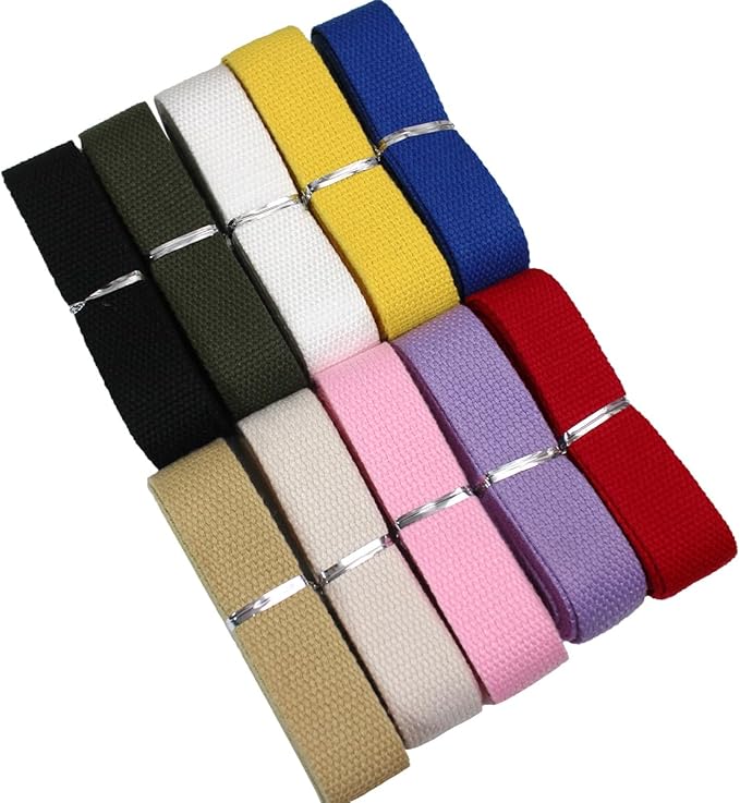 Amazon.com: JESEP YONG 1 inch Cotton Webbing Strap 60ft Handles Bag ...