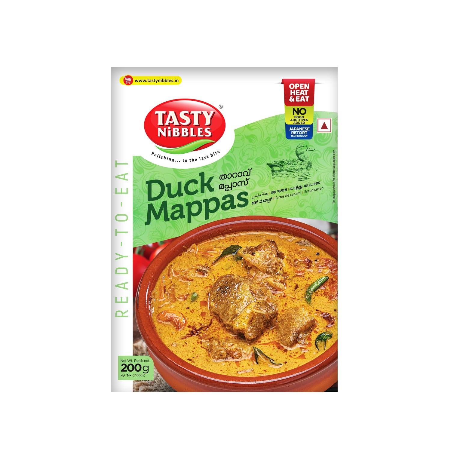 TASTY NIBBLES Duck MAPPAS 200GM Pouch [Pack of 1] : Amazon.in: Grocery ...