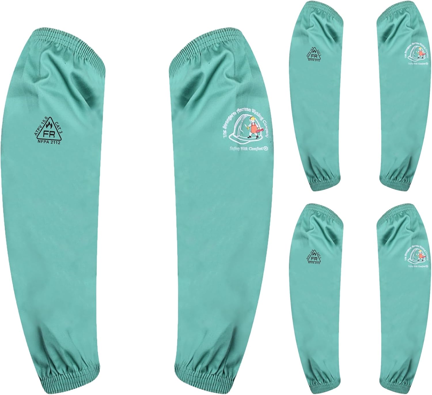 Amazon.com: Strongarm Welding Sleeves in Fire-Repellent 9oz Cotton with Wide Open Elastic 18 ...