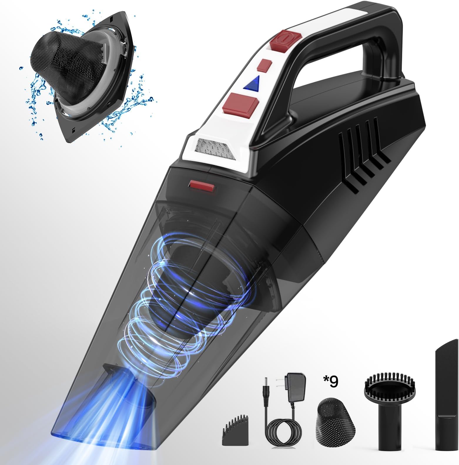 Amazon.com - Handheld Vacuum Cordless, Car Vacuum Cleaner, Mini ...