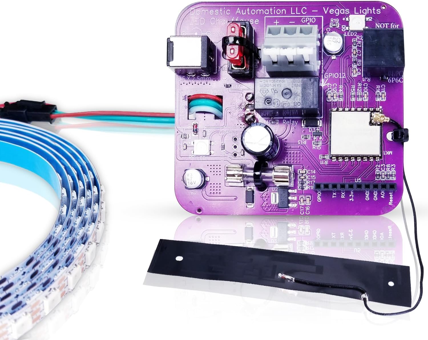 Wi-Fi Smart LED Controller | WLED Pre-Installed | Extended Range Wi-Fi ...