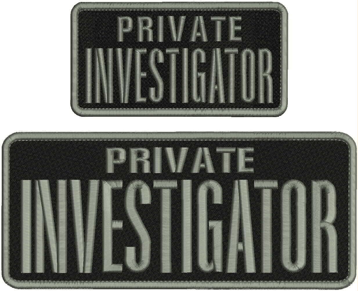 Amazon.com: Private Investigator - US Made - Embroidered Patches 4X10 ...
