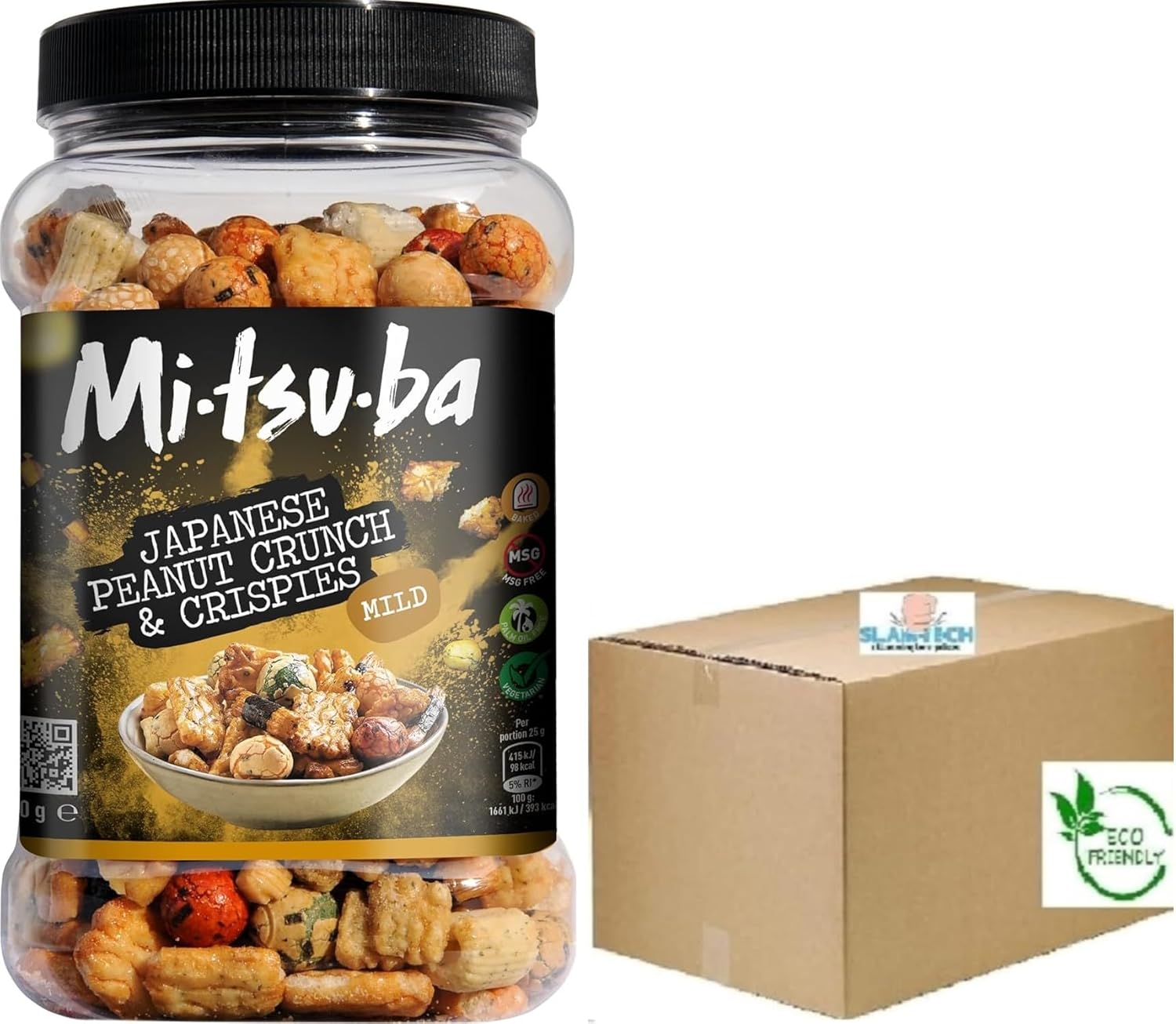 Mitsuba Japanese Peanut Crunch and Crispies, 650g Boxed Slamtech ...