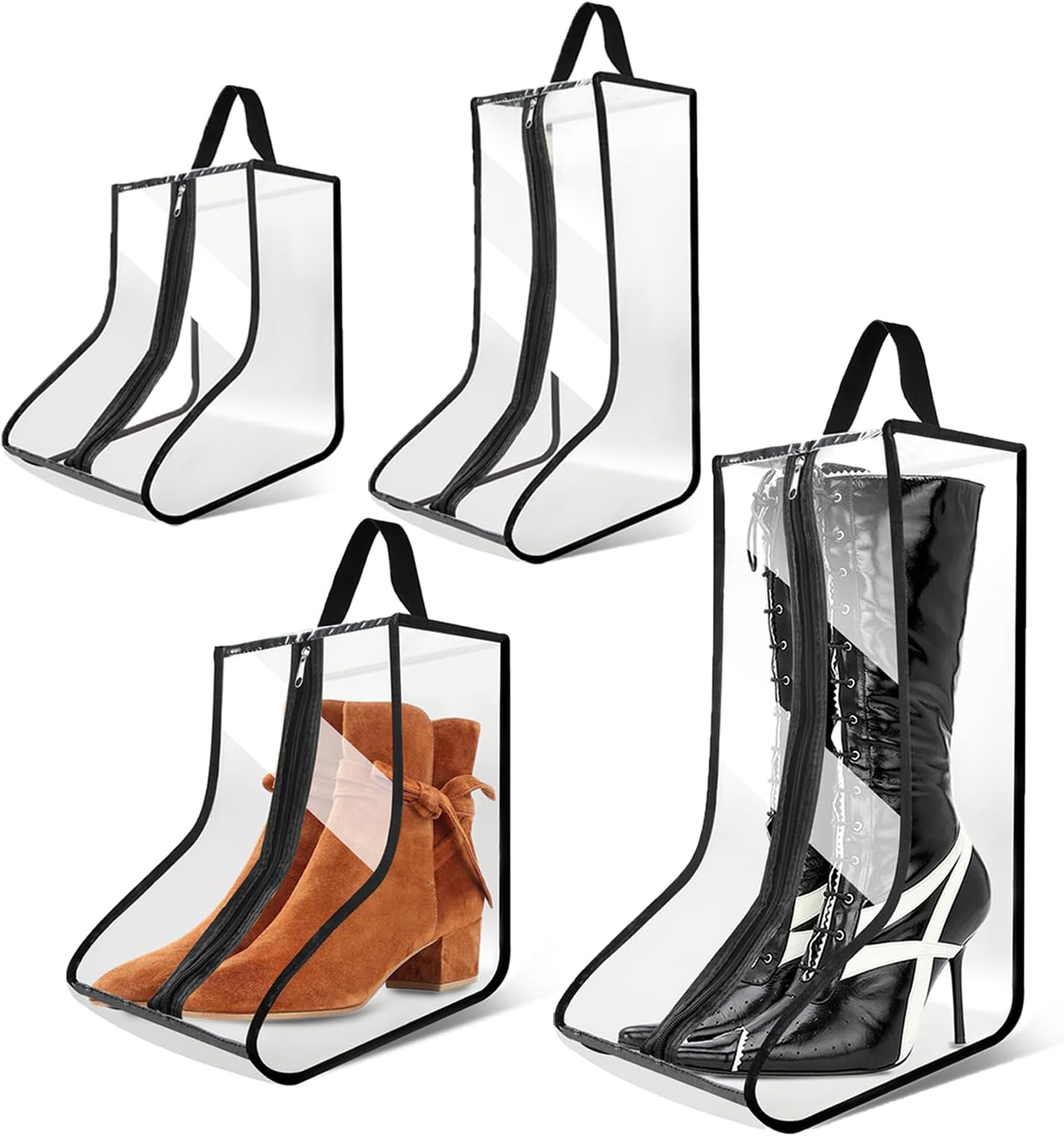 Amazon.com | Clysee 2 Pcs Boot Bags for Cowboy Boots Portable Boots ...